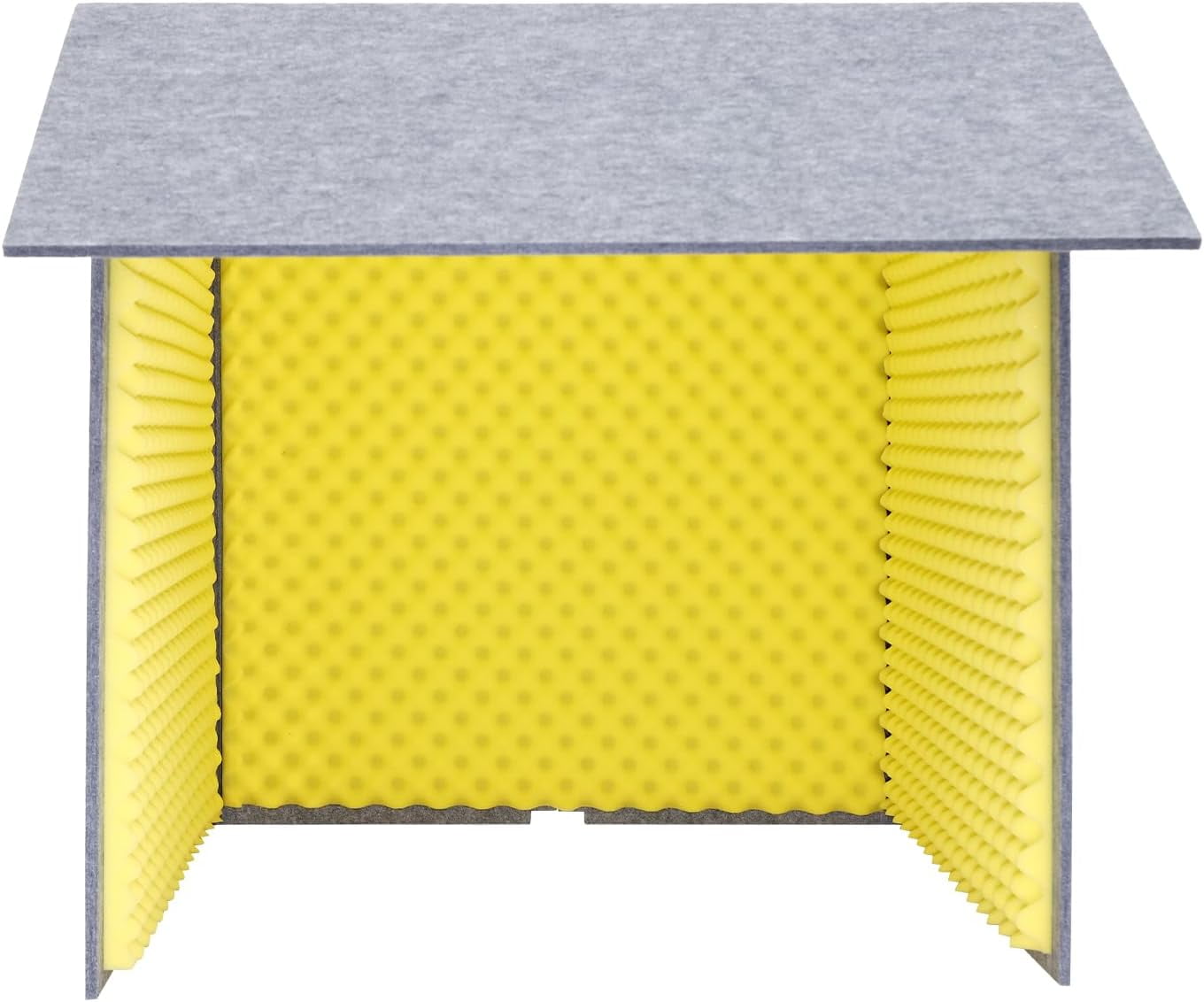 Foldable Microphone Isolation Shield, Foldable Mic Shield with Double ...