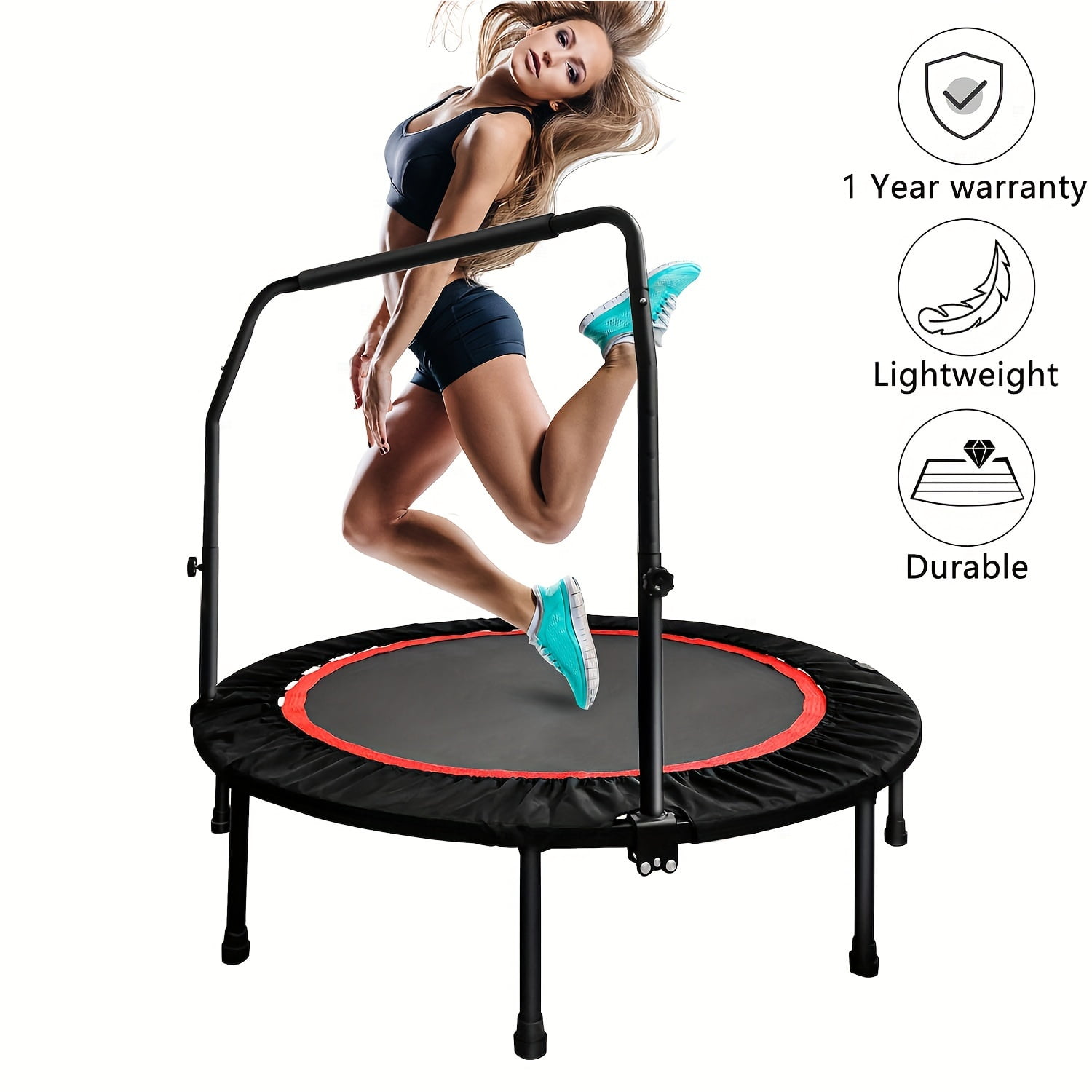 [Foldable | Mini] 40"/48" Foldable Mini Trampoline | Max Load 660LBS ...
