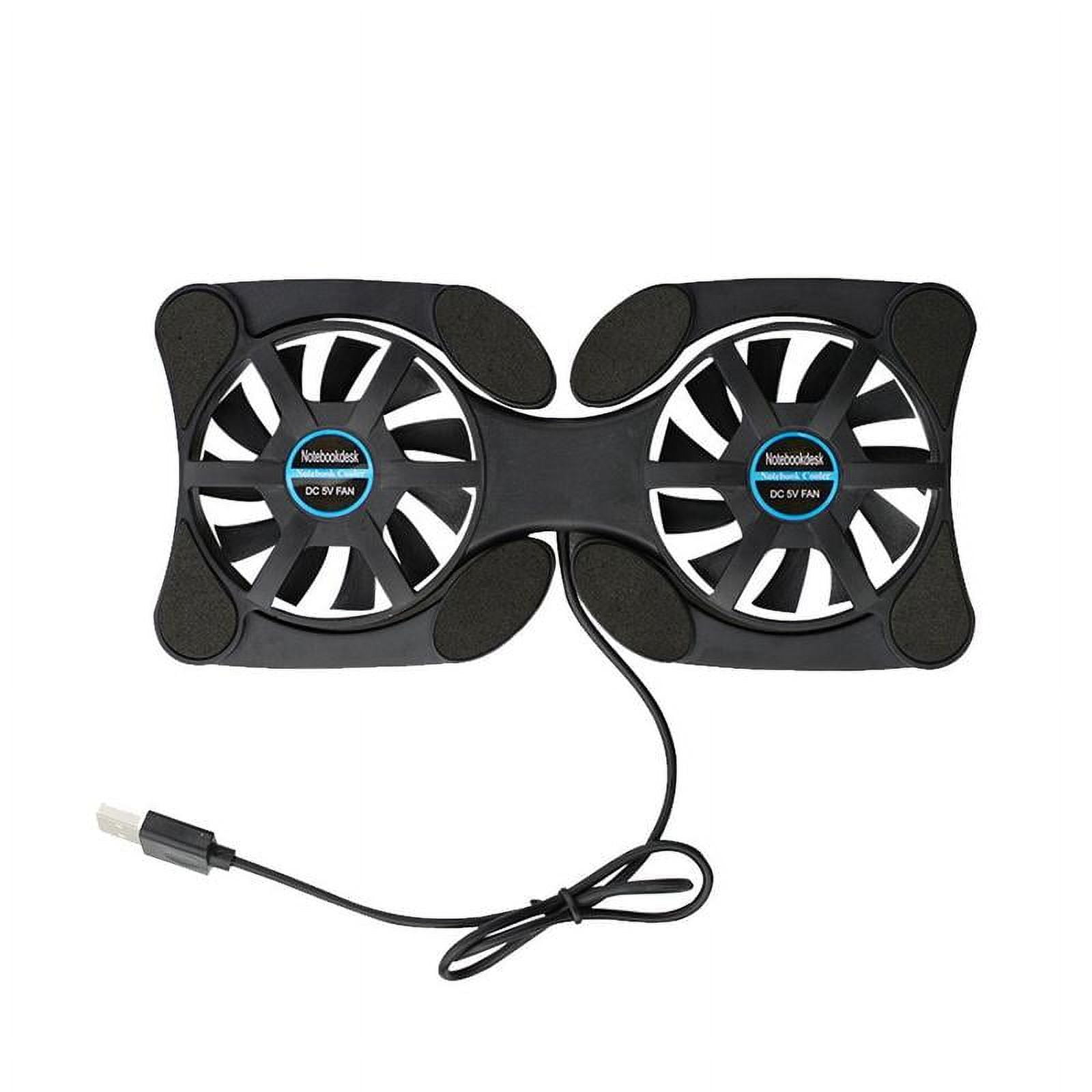 Foldable Mini Notebook Cooler Laptop USB Double Cooling A6L3 New ...