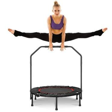Triple Tree Foldable Rebounder Mini Fitness Trampoline with Safety Pad ...