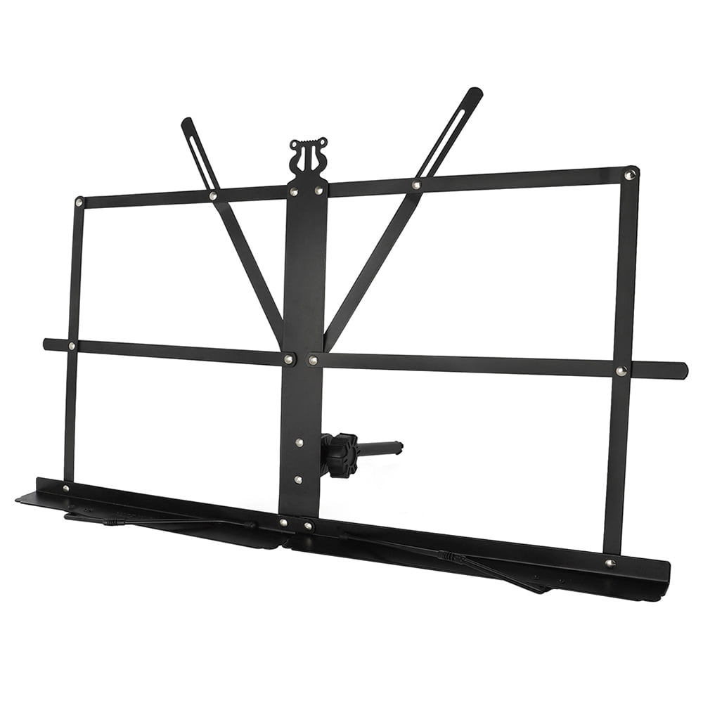 Foldable Music Sheet Tripod Stand Stainless Steel Desktop Music Stand ...
