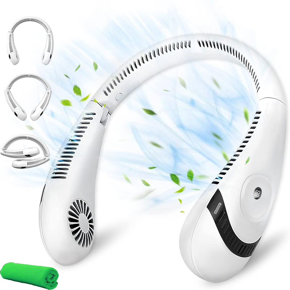 HQX Neck Fan,Portable Fan,Battery Operated Fan,Hands Free Personal ...