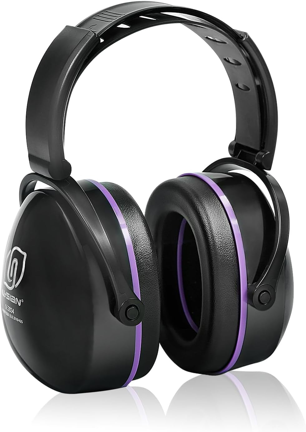 Foldable Noise Reduction Earmuffs, Hearing Protection Safety Ear Muffs ...