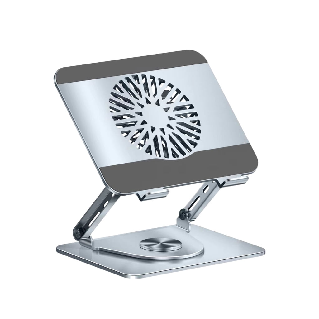 Foldable Notebook Stand With Removable Cooling Fan Sturdy Carbon Steel ...