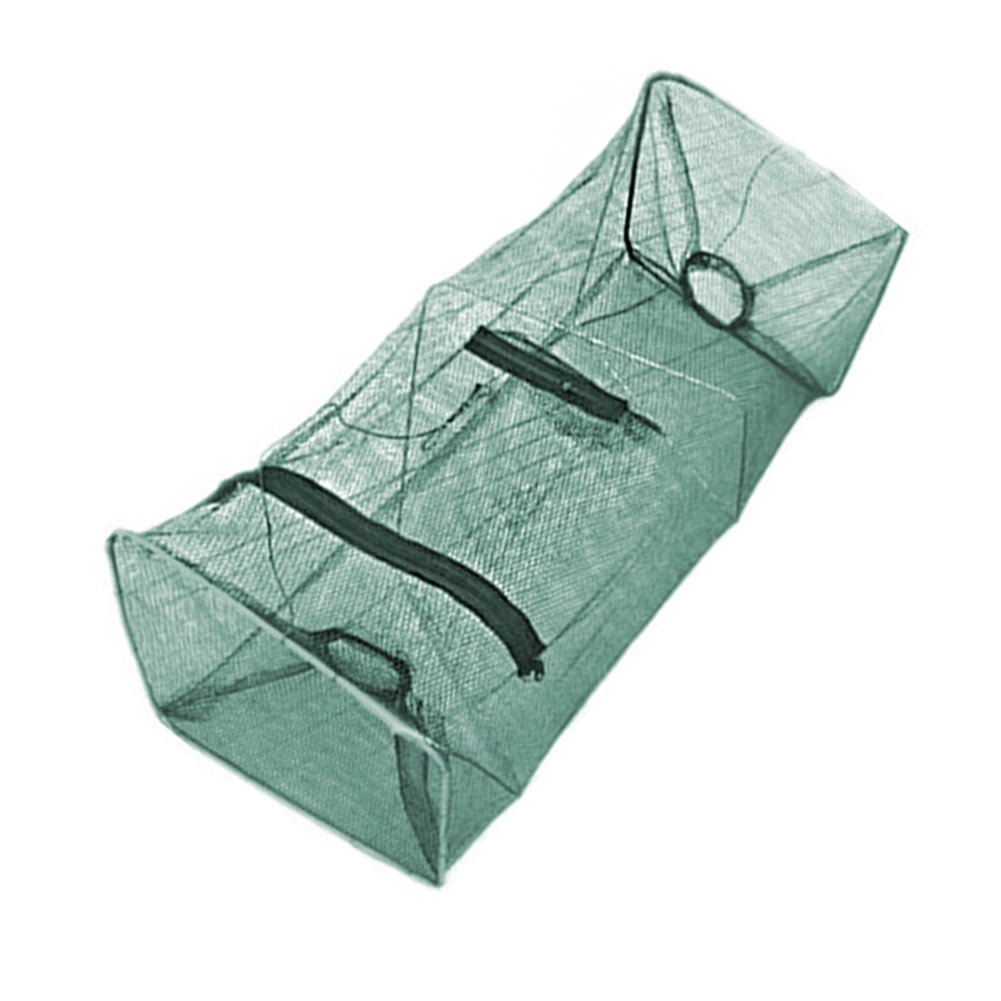 Foldable Nylon Fishing Net Crab Fish Crawdad Shrimp Minnow Bait Trap ...