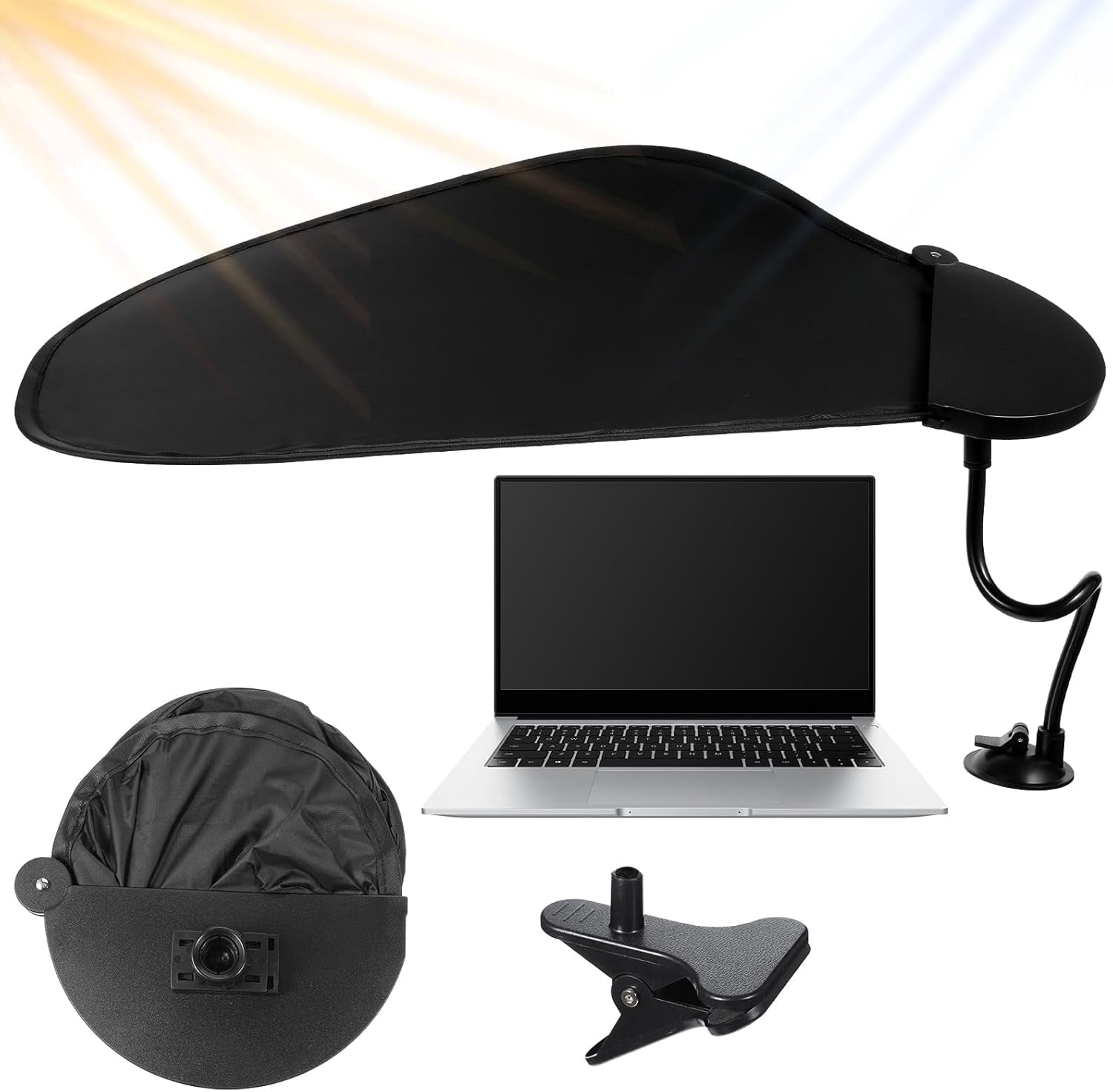 Foldable Office Cubicle Shade, Adjustable Desk Shade for Cubicle to ...