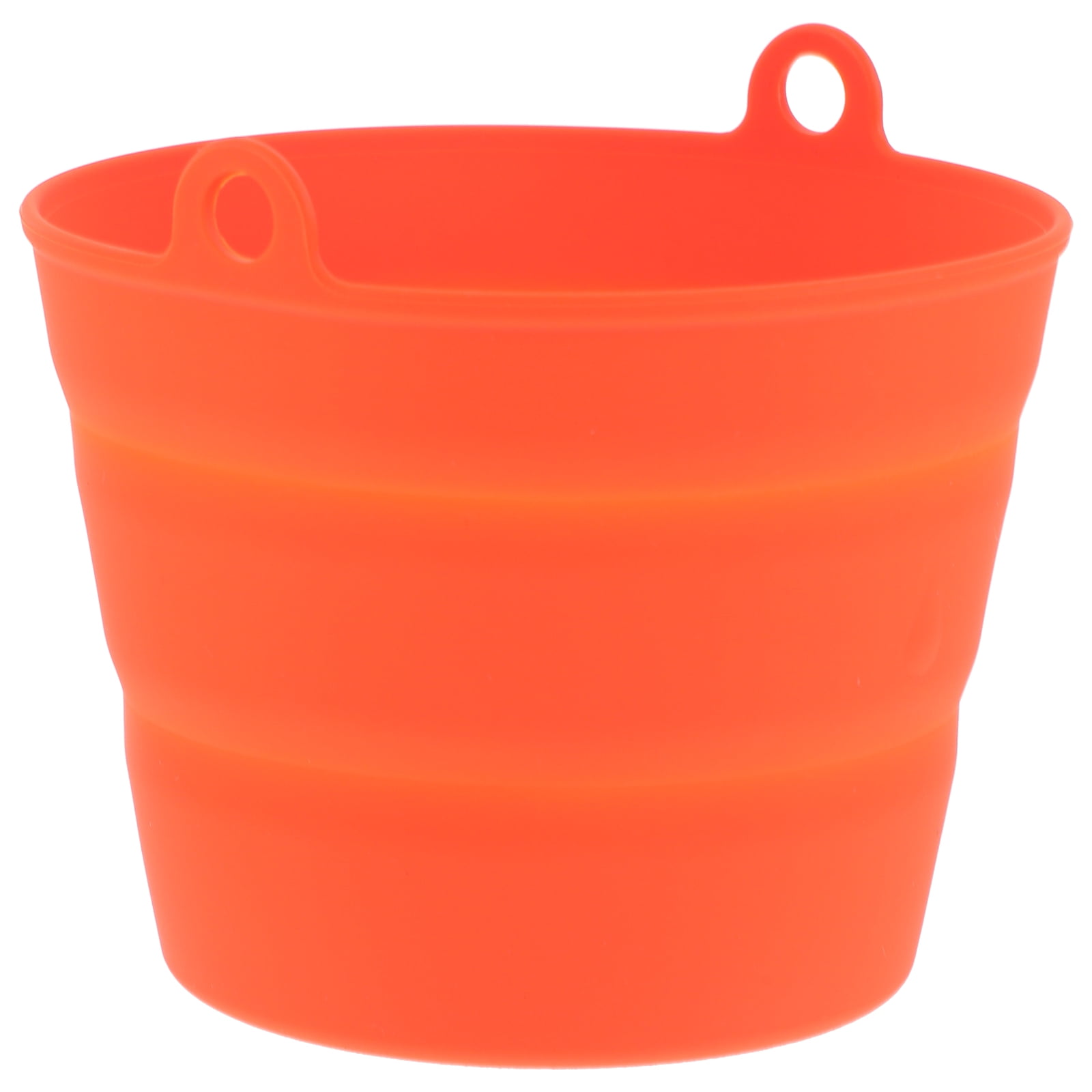 Raindrops Orange Silicone Bucket Liner for Grilling Reusable and ...