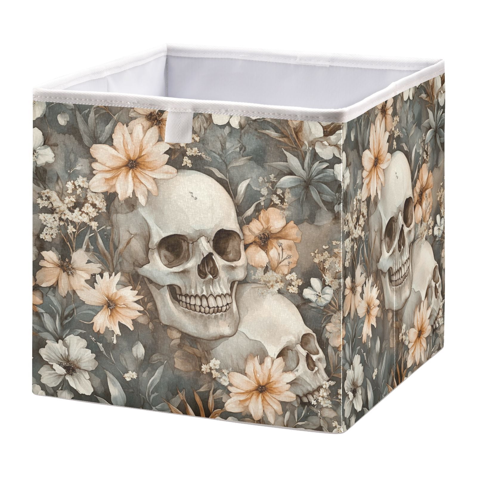 Foldable Open Home Storage Bins with Handles, Waterproof Oxford Fabric ...
