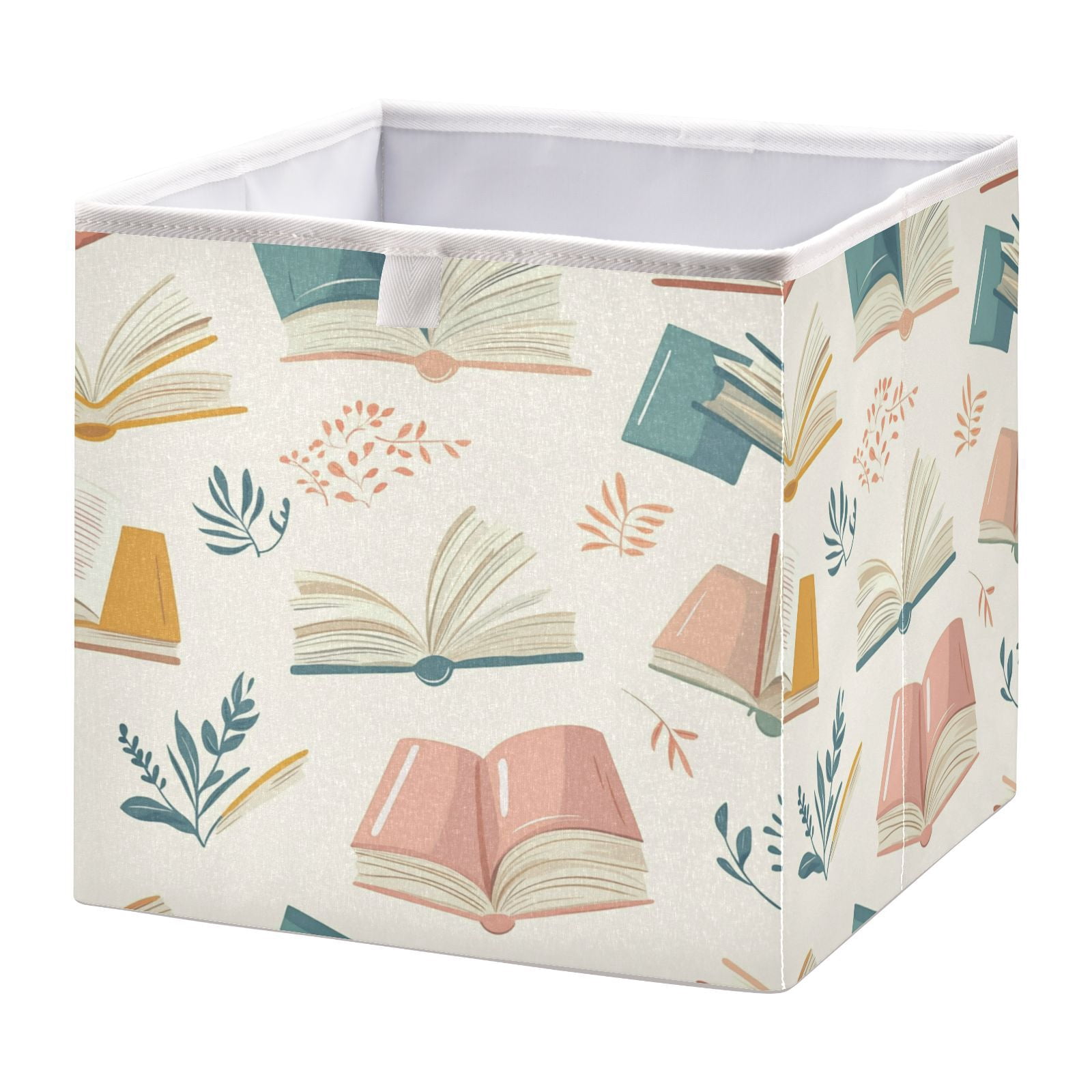 Foldable Open Home Storage Bins with Handles, Waterproof Oxford Fabric ...