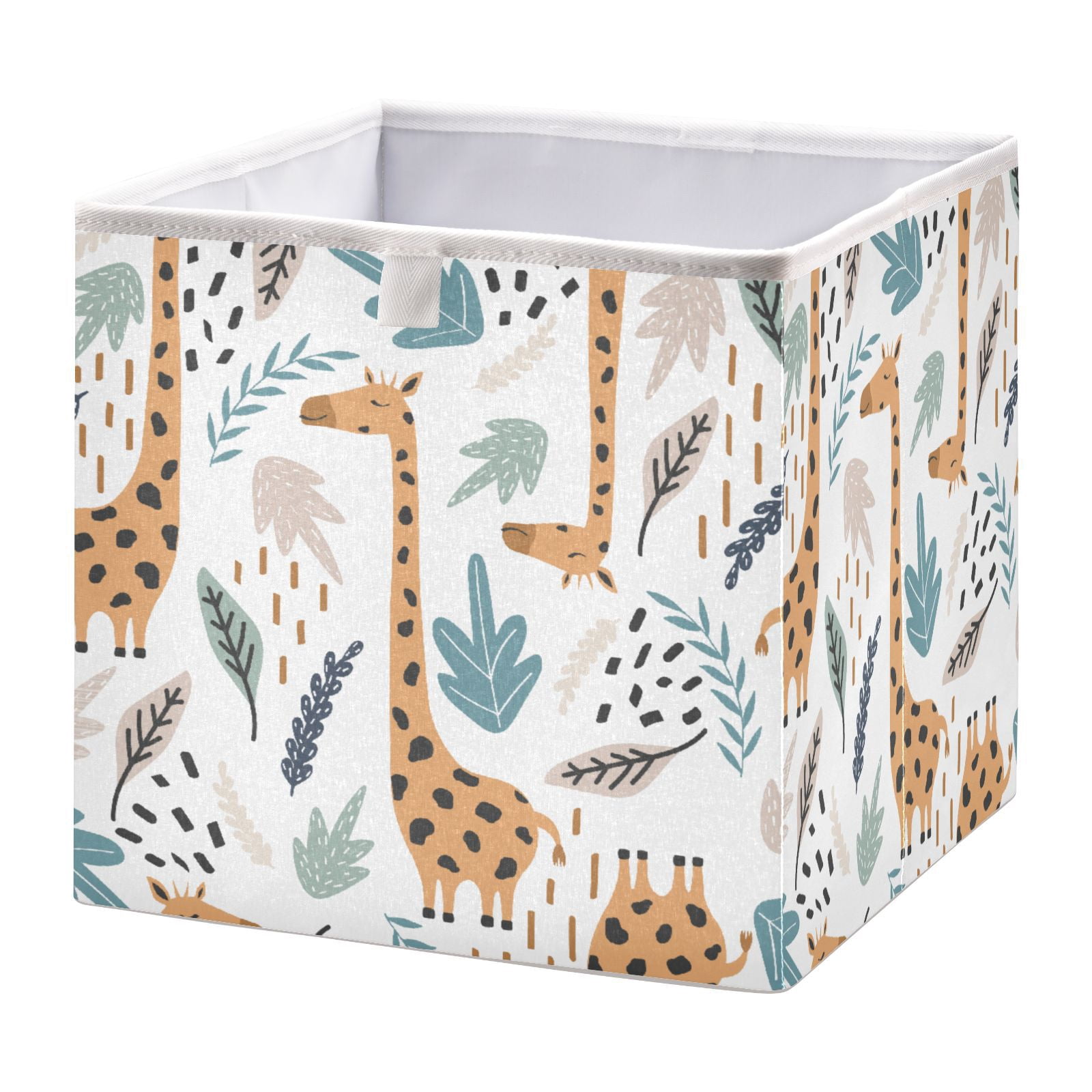 Foldable Open Home Storage Bins with Handles, Waterproof Oxford Fabric ...