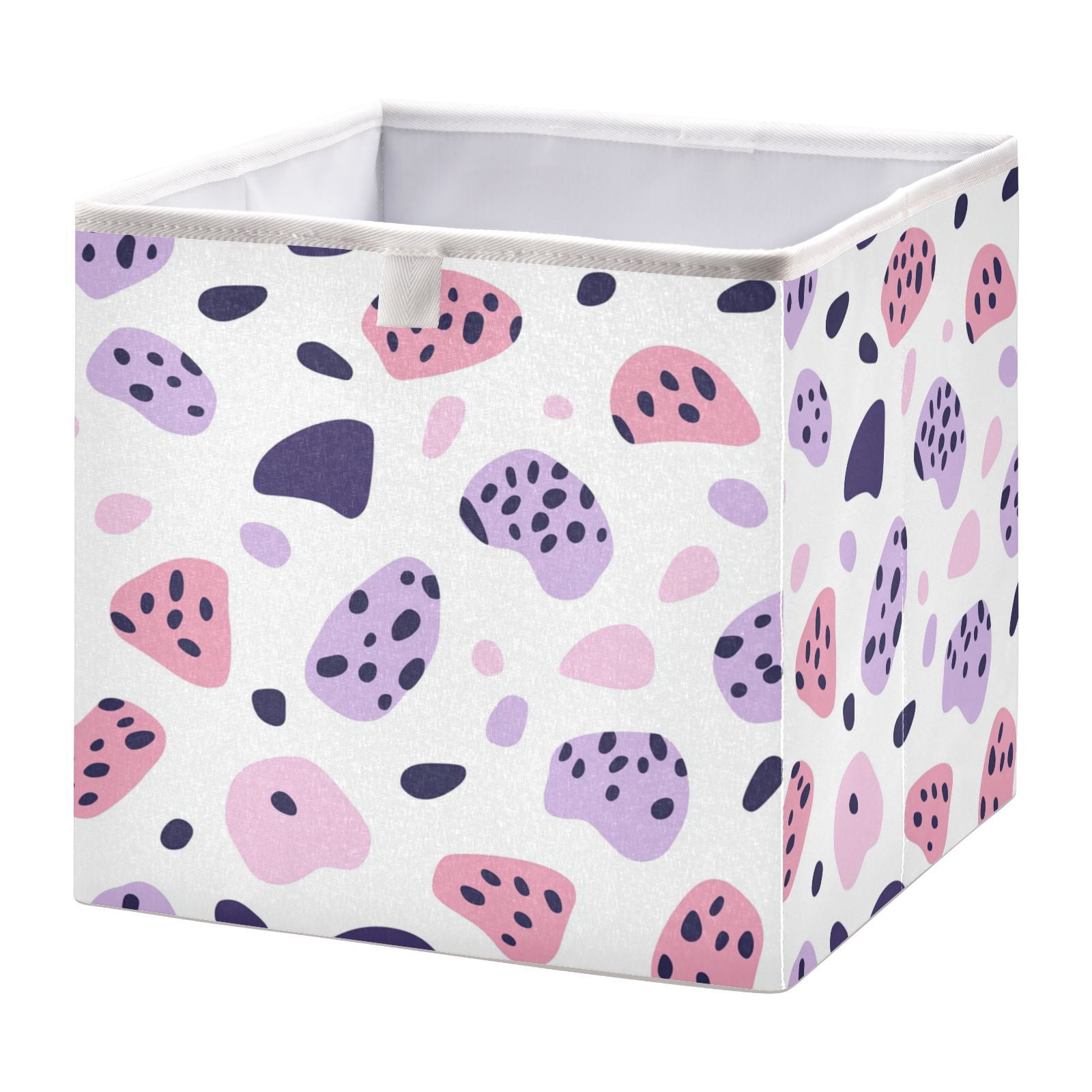 Foldable Open Home Storage Bins with Handles, Waterproof Oxford Fabric ...