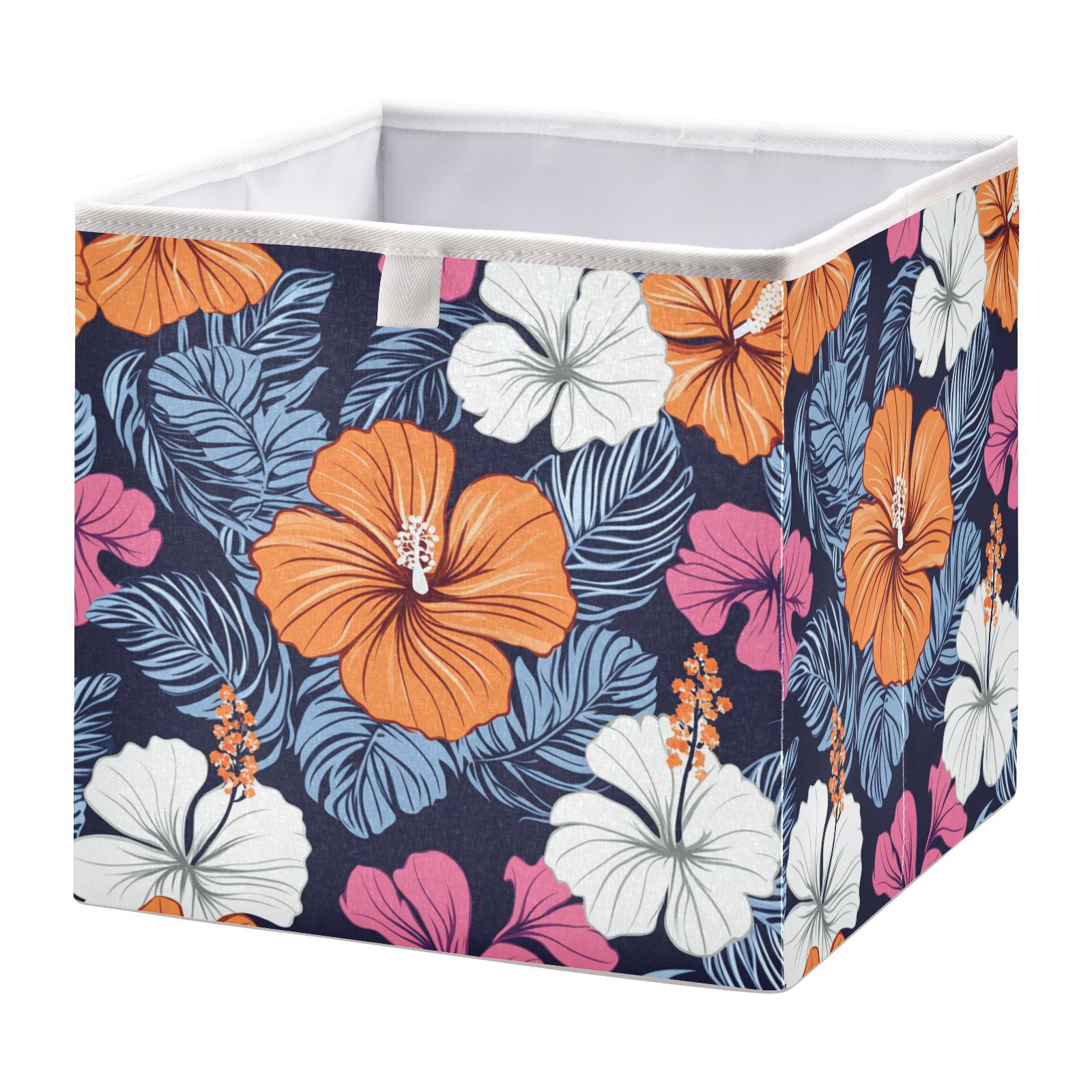 Foldable Open Home Storage Bins with Handles, Waterproof Oxford Fabric ...