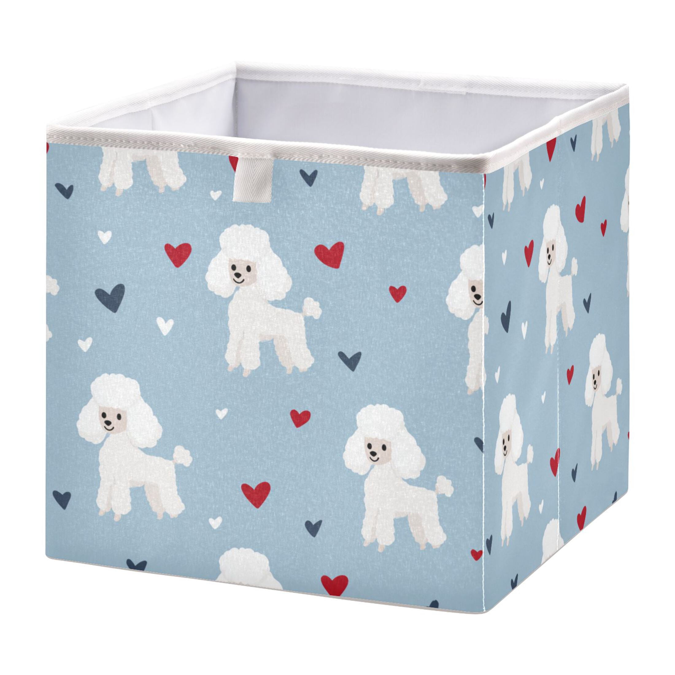 Foldable Open Top Cube Storage Basket Fabric Organizer for Clothes Toys ...