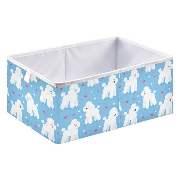 Foldable Open Top Cube Storage Basket Fabric Organizer for Clothes Toys ...