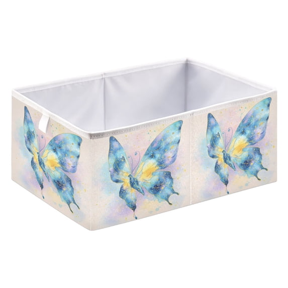 Foldable Open Top Cube Storage Basket Fabric Organizer for Clothes Toys ...