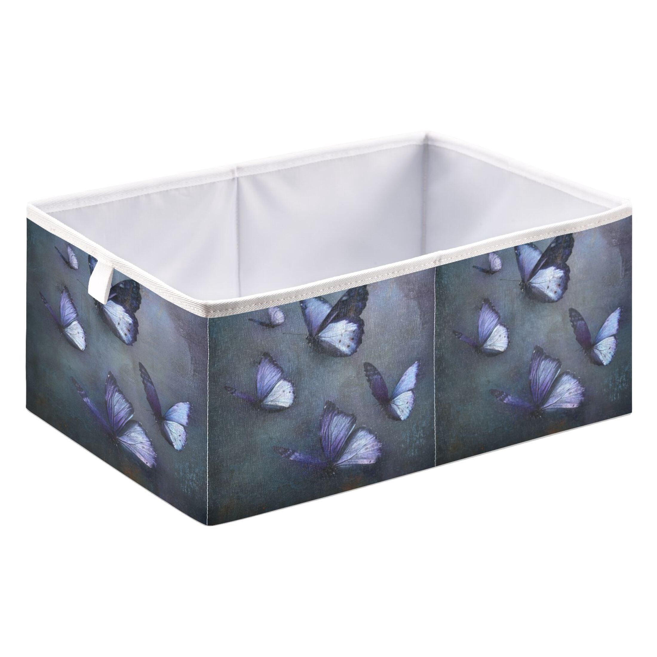 Foldable Open Top Cube Storage Basket Fabric Organizer for Clothes Toys ...