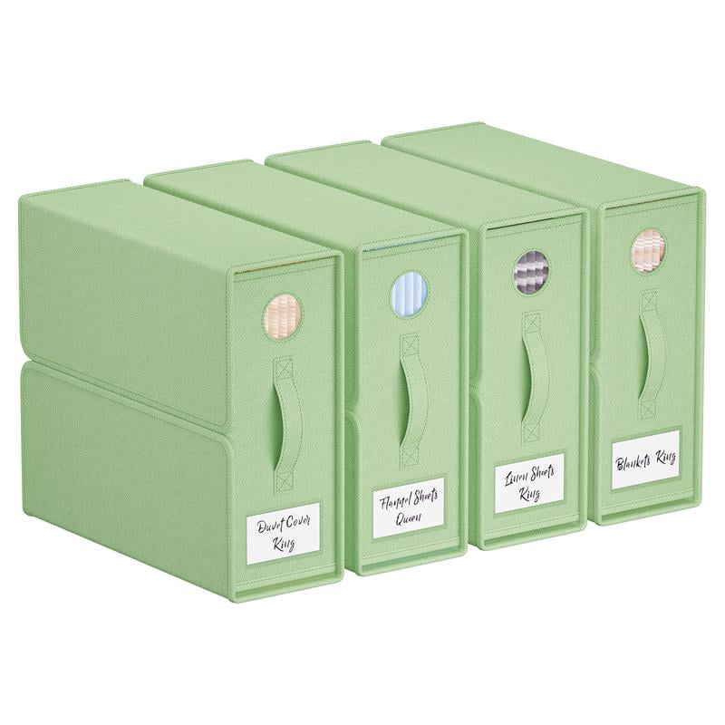 Foldable Organizer,Sheet Organizers and Storage, 4-Pack, Queen/King ...