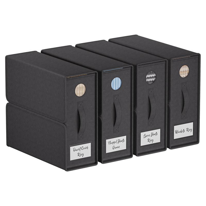 Foldable Organizer,Sheet Organizers and Storage, 4-Pack, Queen/King ...