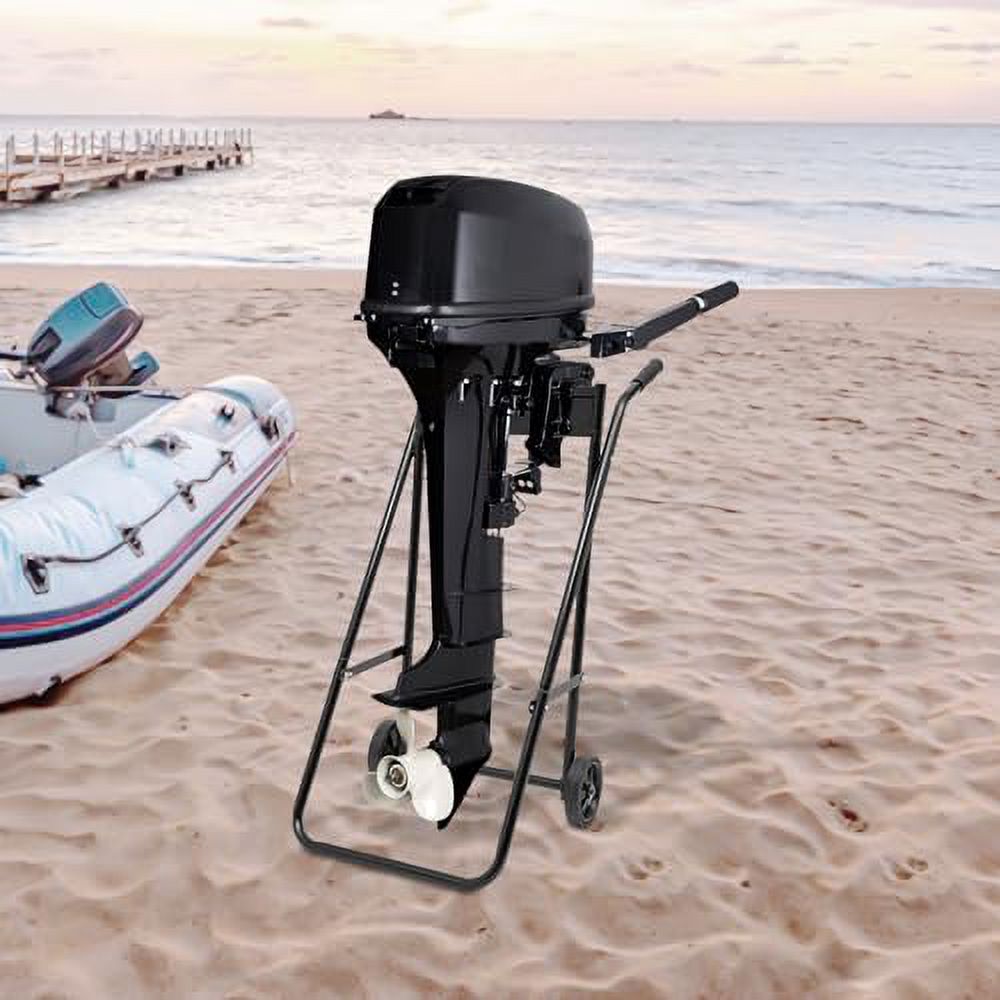Foldable Outboard Boat Motor Cart with Wheels, Heavy Duty Multi ...