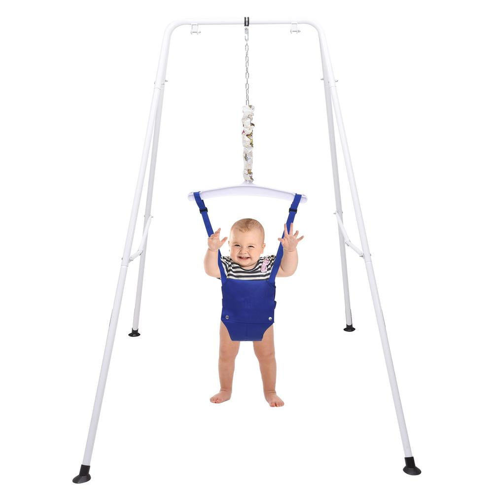 Foldable Outdoor Baby Jumper Swing with Stand, Multipurpose Playset for ...