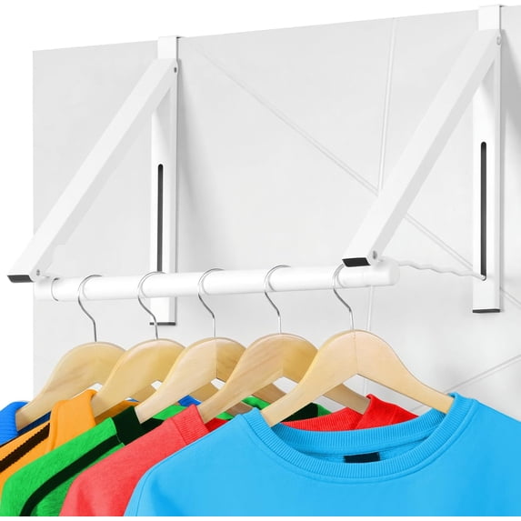 Foldable Over The Door Hanger - Space-Saving Drying Rack for Coats ...