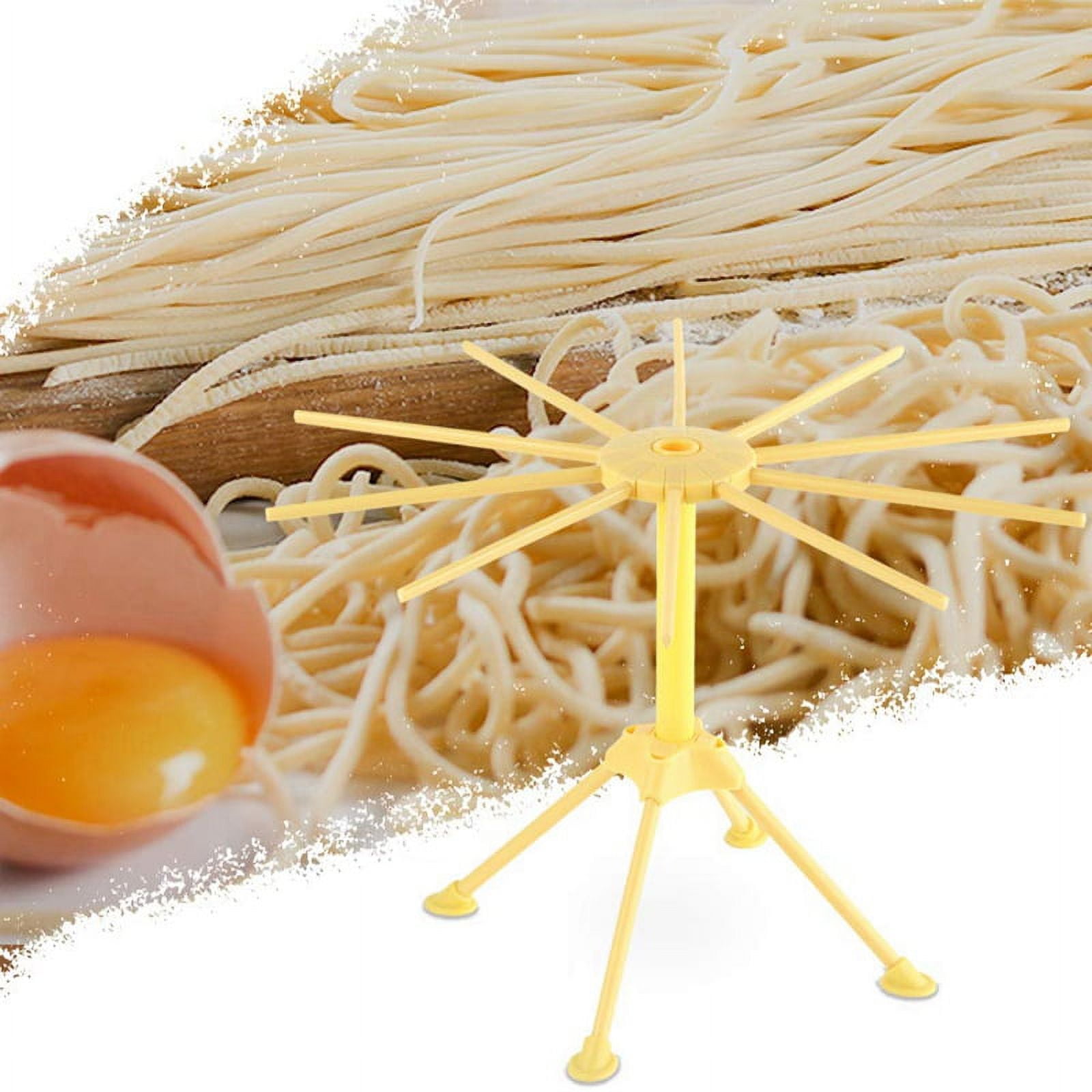 Foldable Pasta Drying Rack, Plastic Spaghetti Hanger Noodle Dryer Stand ...