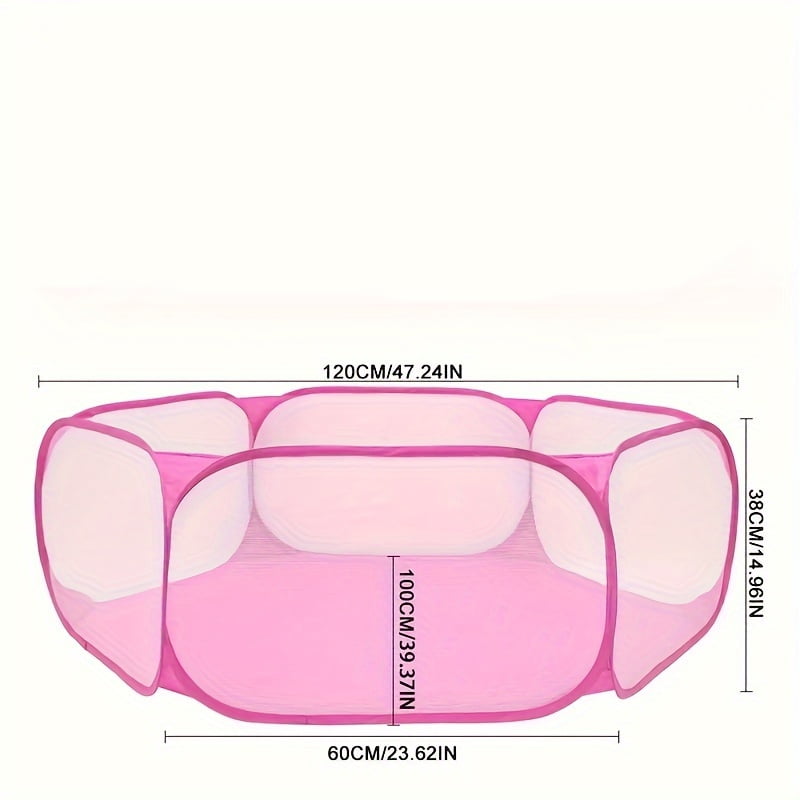 Foldable Pet Playpen, Small Animal Fence Nest, Portable And Easy to ...