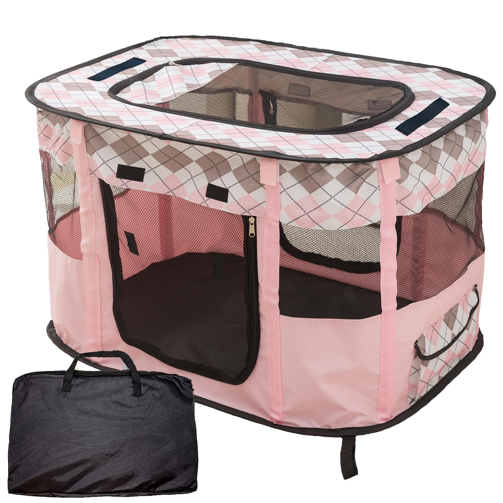 Foldable Pet Playpen, cat TMA2 playpen, Puppy Play Pen for Indoors ...