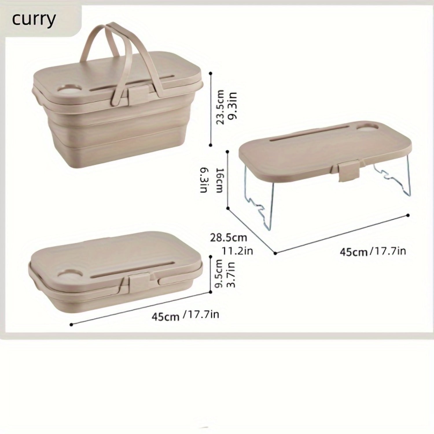 Foldable Picnic Basket - Walmart.com