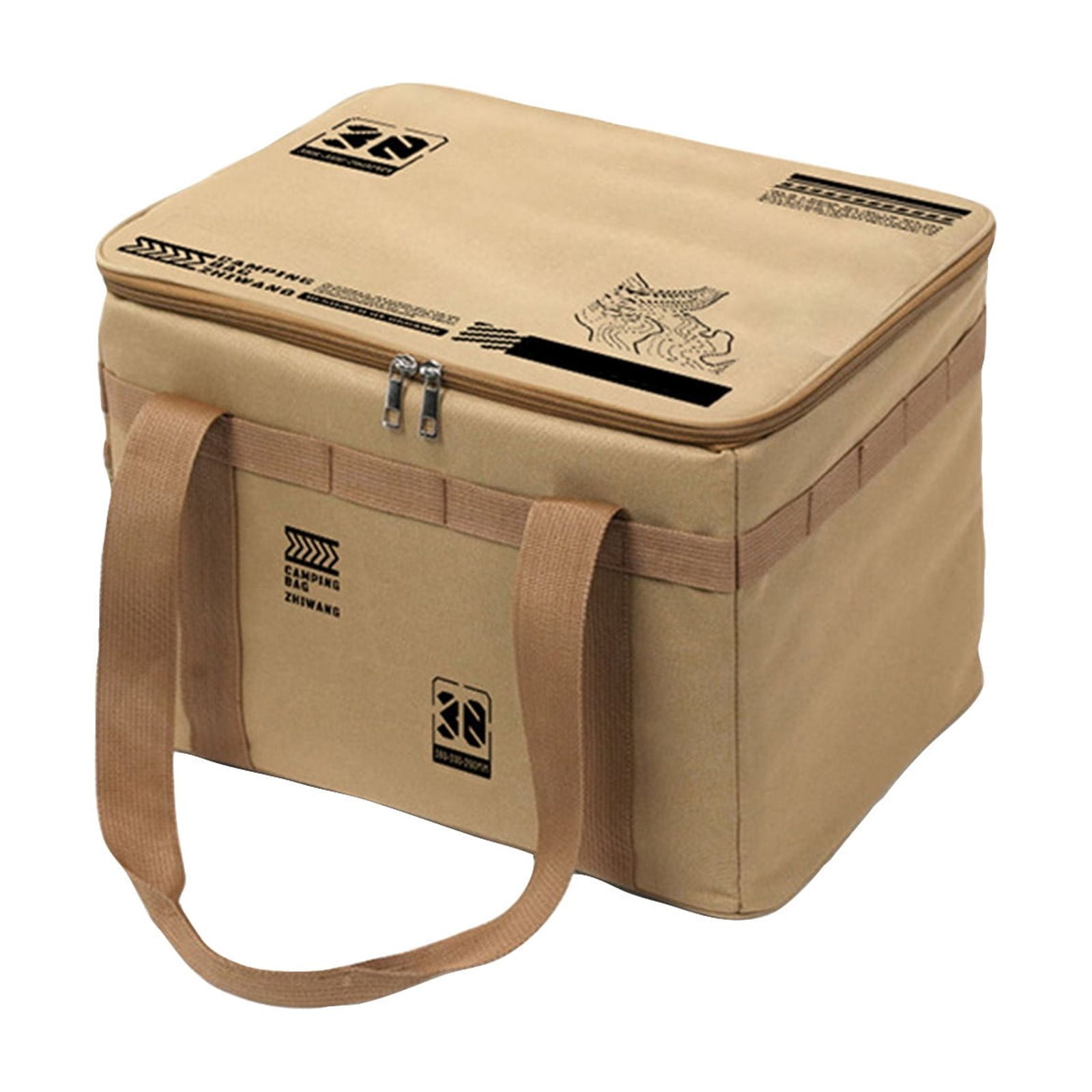Foldable Picnic Organizer Bag, Large Capacity Storage Bag - Foldable ...