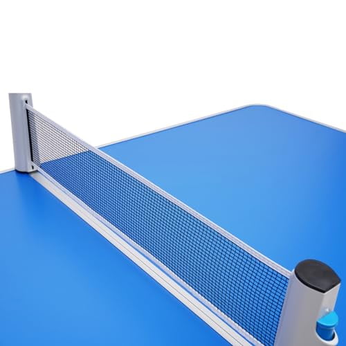 Foldable Ping Pong Table, Portable Table Tennis Table Game Set with Net ...