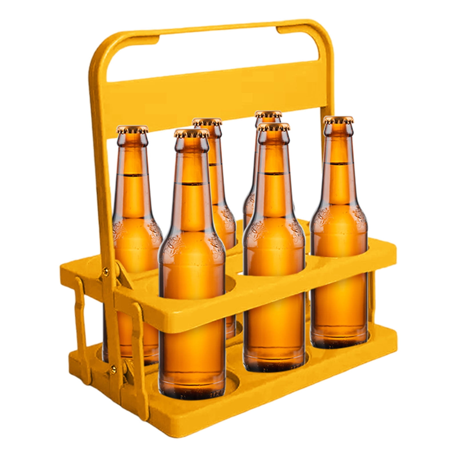 Foldable Plastic Beer Basket, Portable Beverage Holder, Lightweight ...