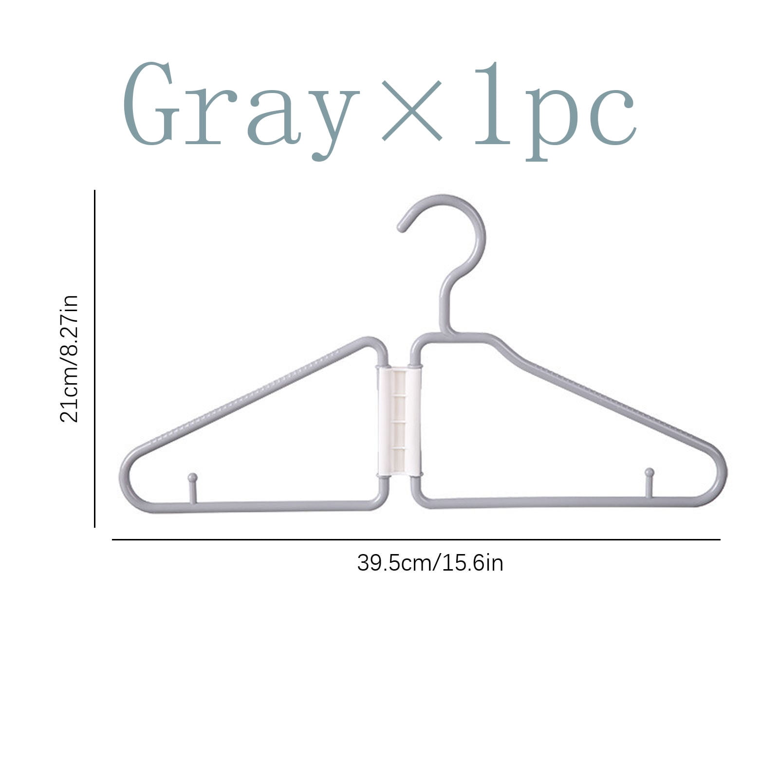 Foldable Plastic Clothes Hanger - Portable Folding Clothes Hanger for ...