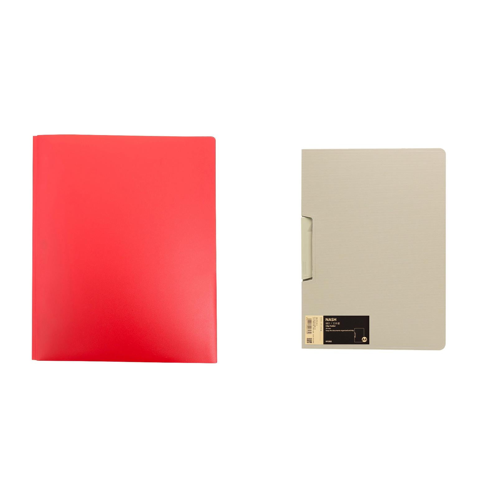 Foldable Plastic File Clipboard Profile Clip Folder A4 Letter Size ...