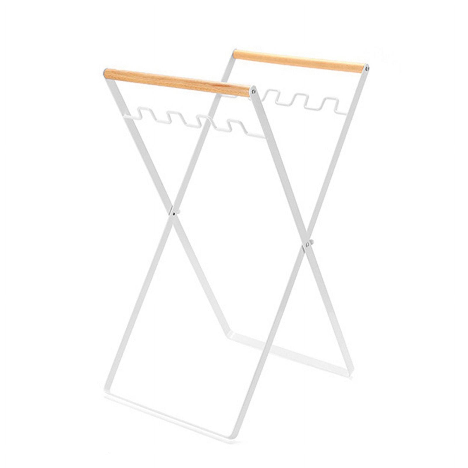 Symkmb Foldable Plastic Garbage Bag Rack Outdoor Camping Garbage Metal ...