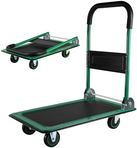 Foldable Platform Truck, 330 lbs Capacity Moving Platform Hand Truck ...