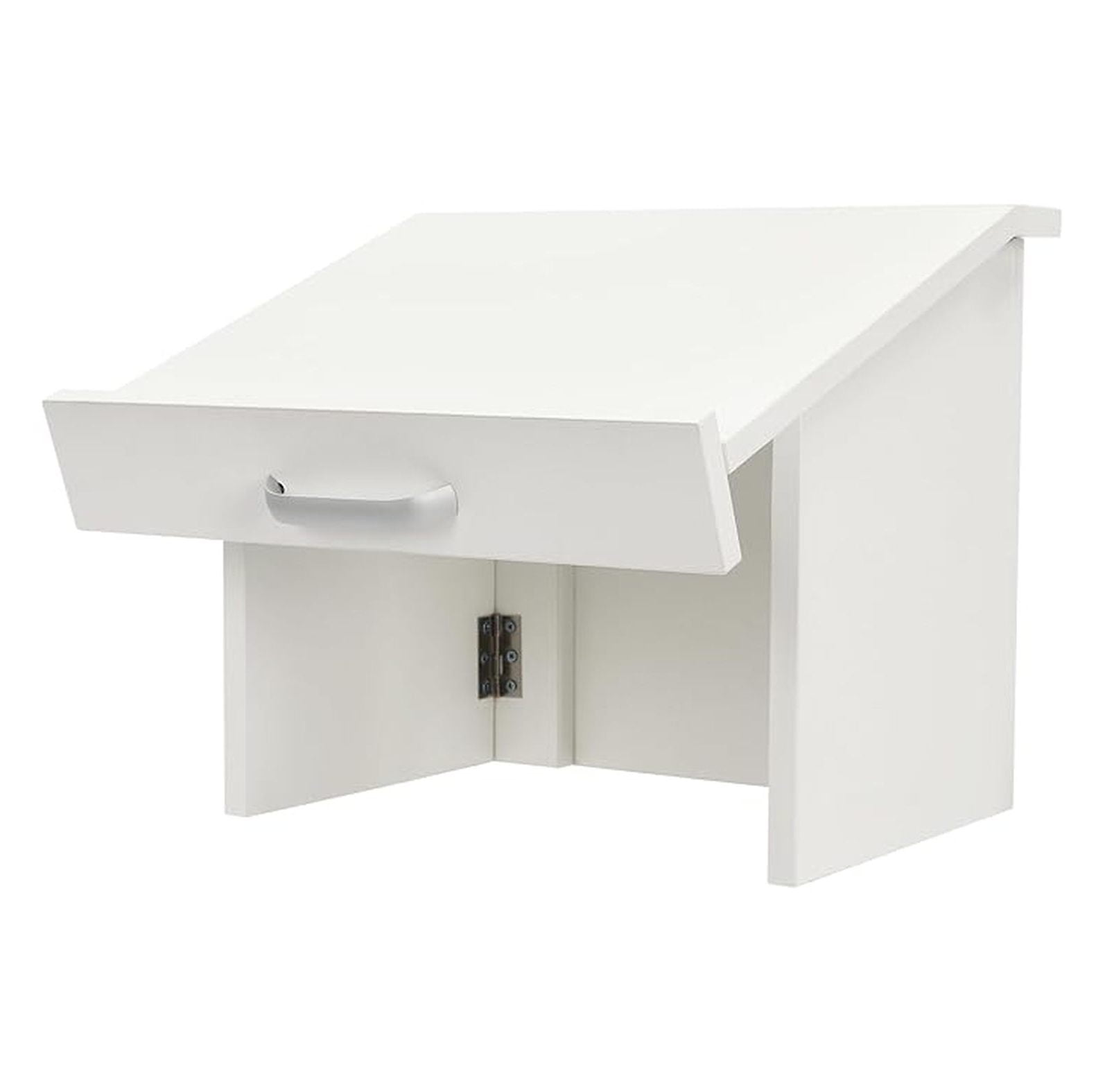 Foldable Podium, 12.6" Portable Platform Desktop Lectern, Wooden ...