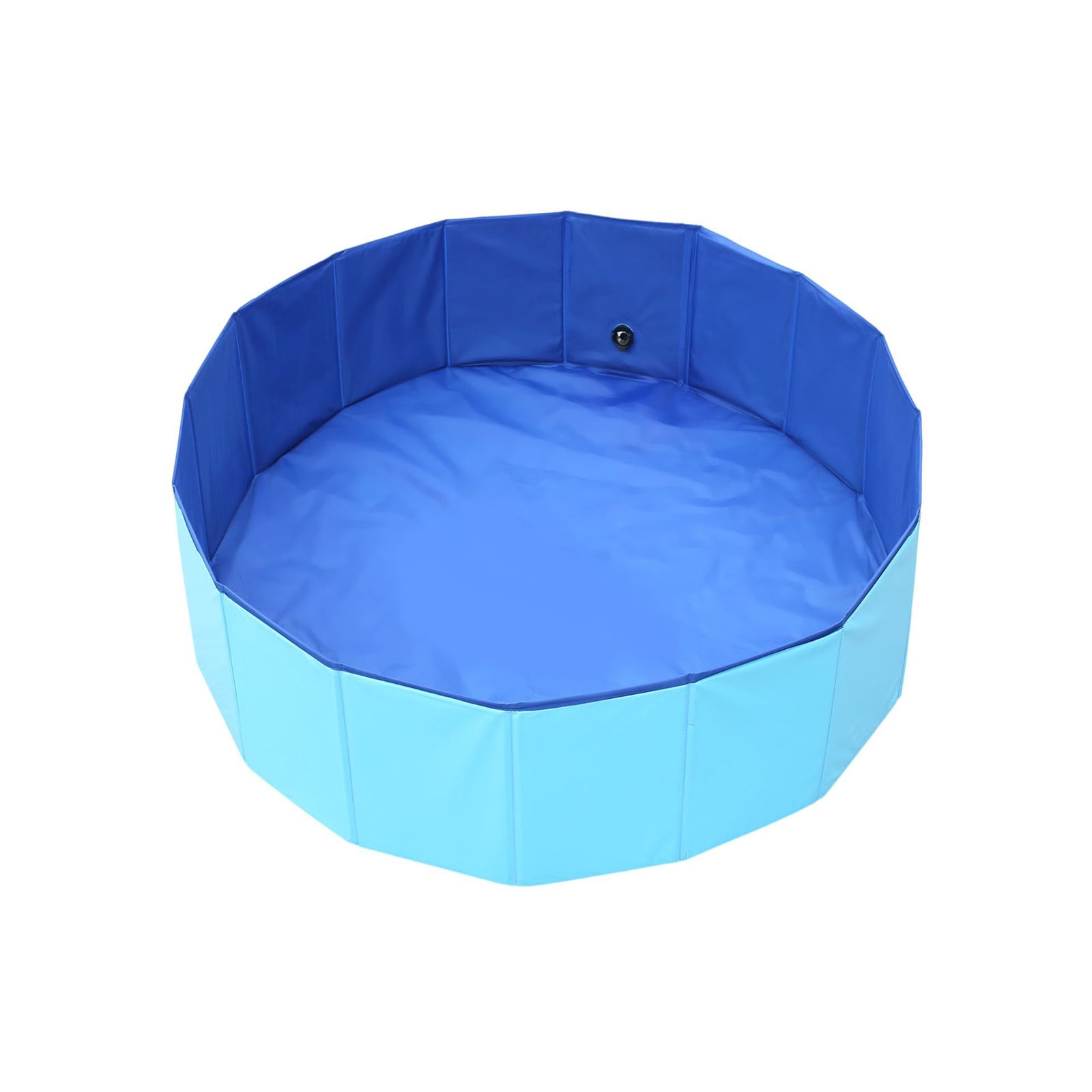 Foldable Pool with Drain 32"X8" Dog Robust Paddling Pool for Child Dogs ...
