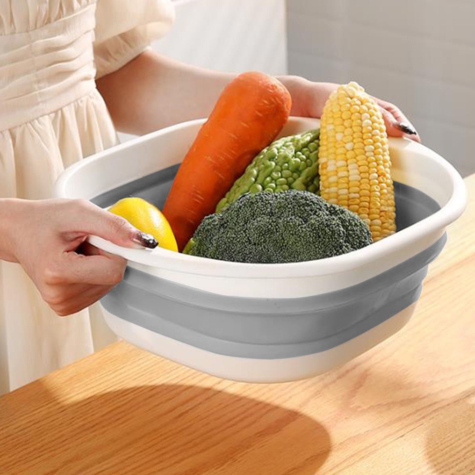 Foldable Portable Foot Bath Bucket - Large Silicone Foot Soaking Tub ...