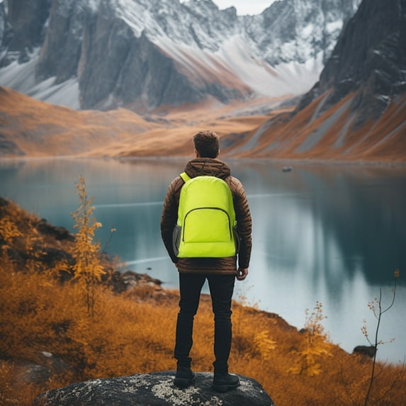 Foldable Portable Nylon Backpack for Outdoor Activities and Educational ...