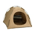 Foldable Portable Pet Tent with Pad Breathable Removable Washable Cat ...