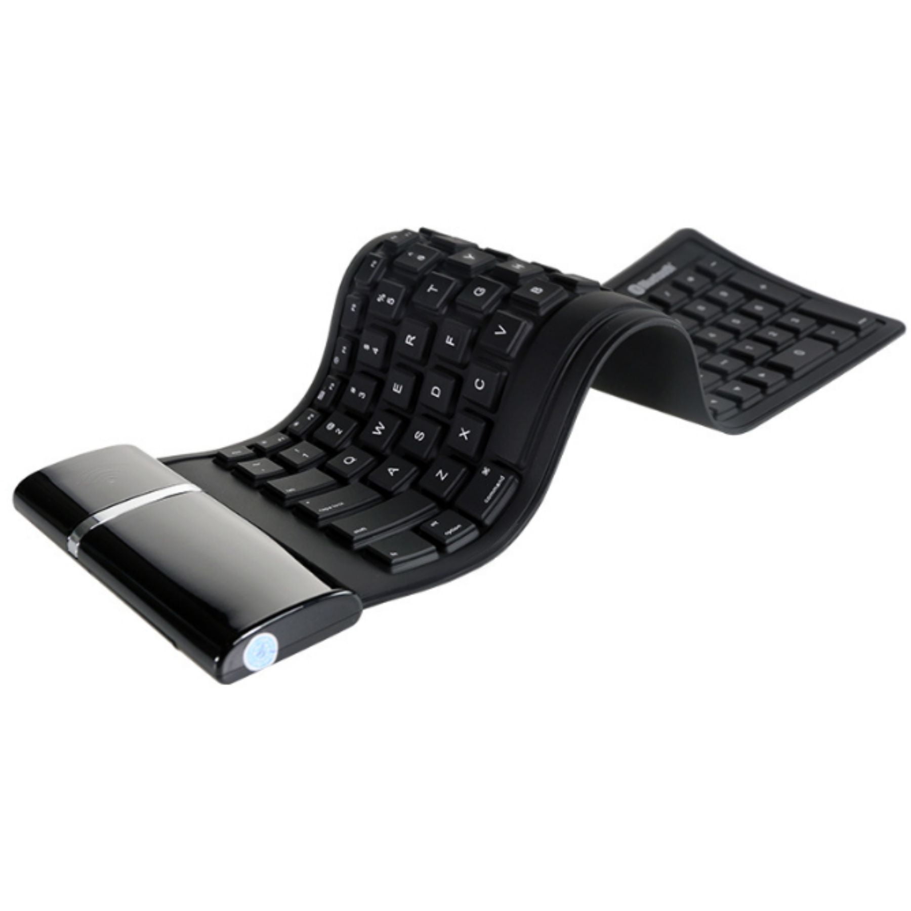 Foldable Portable Wireless Bluetooth Silicone Soft Keyboard Waterproof ...