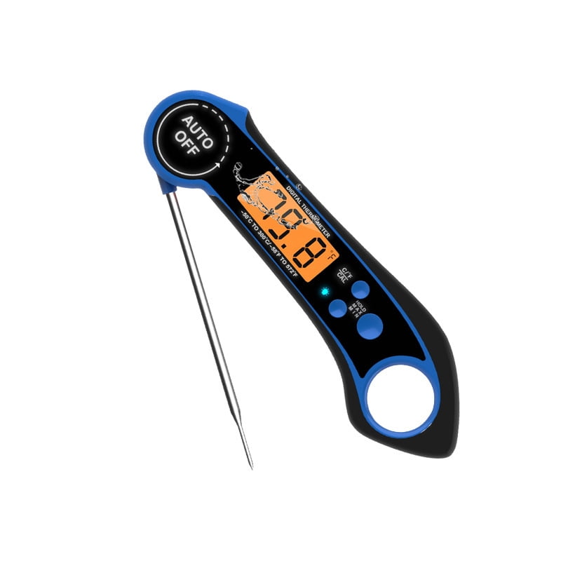 Foldable Probe Food Thermometer Kitchen Temperature Measurement BBQ ...