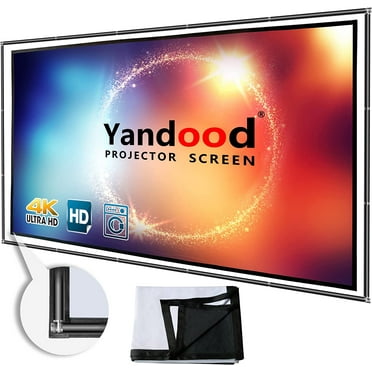 onn. 100" Portable Indoor/Outdoor 16:9 Theater Projection Screen ...