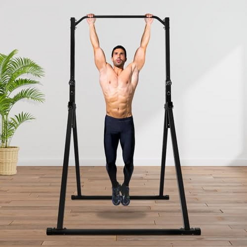 Foldable Pull Up Bar, Power Tower Workout Dip Station, Height ...