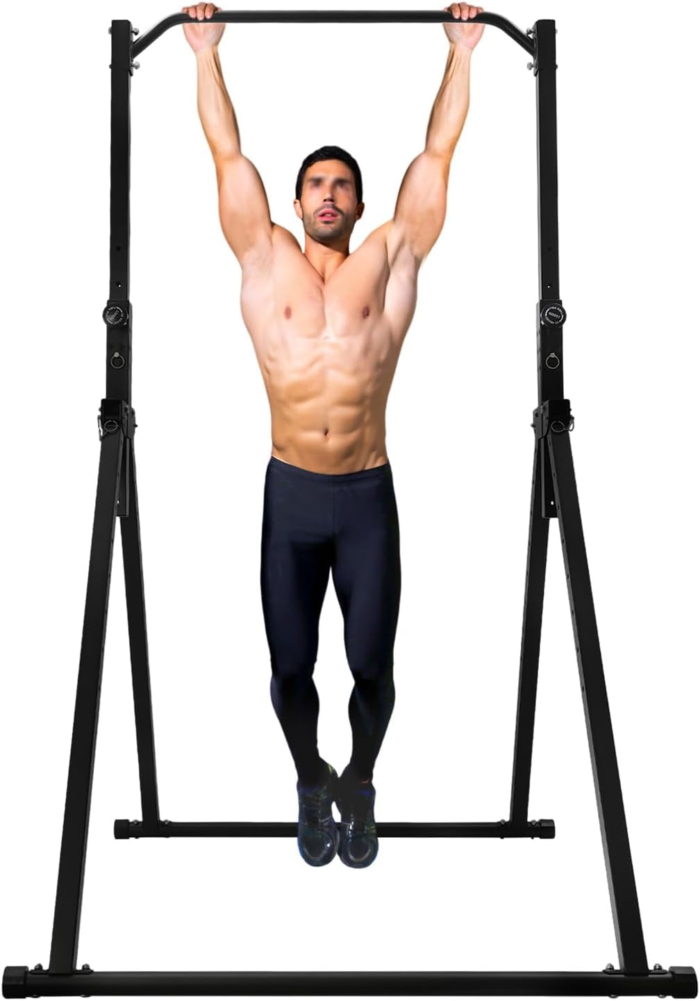 Foldable Pull Up Bar, Power Tower Workout Dip Station, Height ...