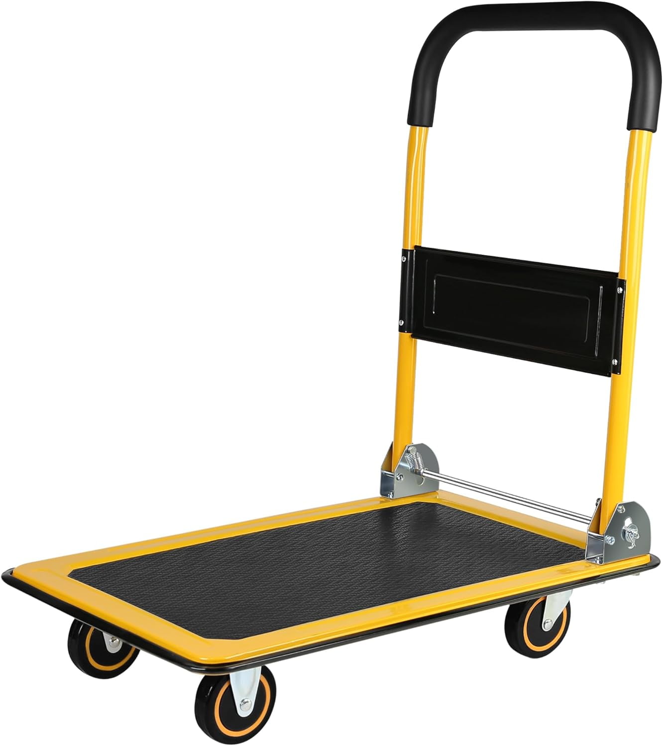 Foldable Push Cart Dolly Moving Platform Truck with Wheels Heavy Duty ...