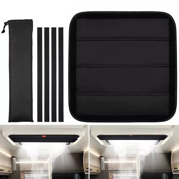Foldable RV Sunroof Sunshades Curtain Skylight Cover Shade RV Vent Sun ...