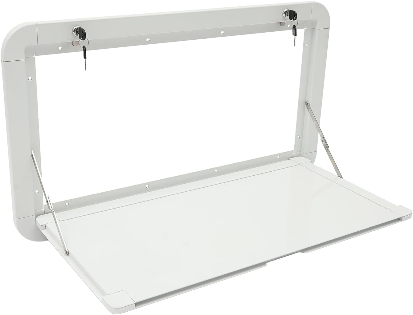 Foldable RV Table Wall-Mounted, Aluminum Alloy Camper Dining Table, 55 ...