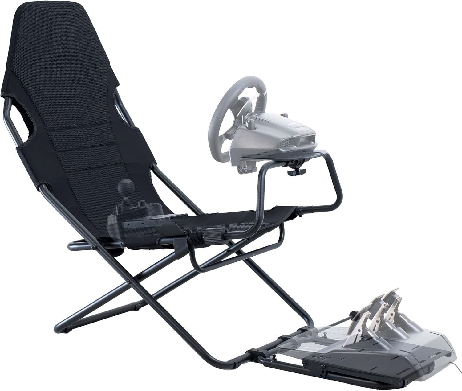 Foldable Racing Simulator Chair with Wheel Stand Gear Mount Cockpit and ...